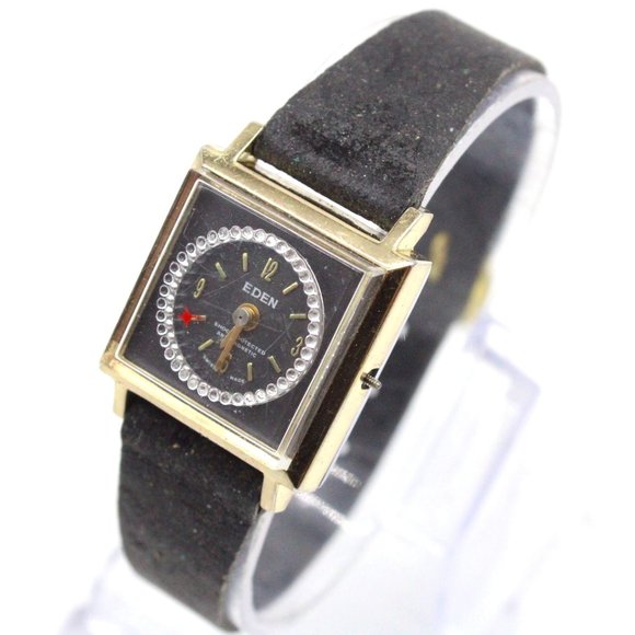 Eden | Accessories | Vintage Eden Watch Womens Gold Tone Stainless ...